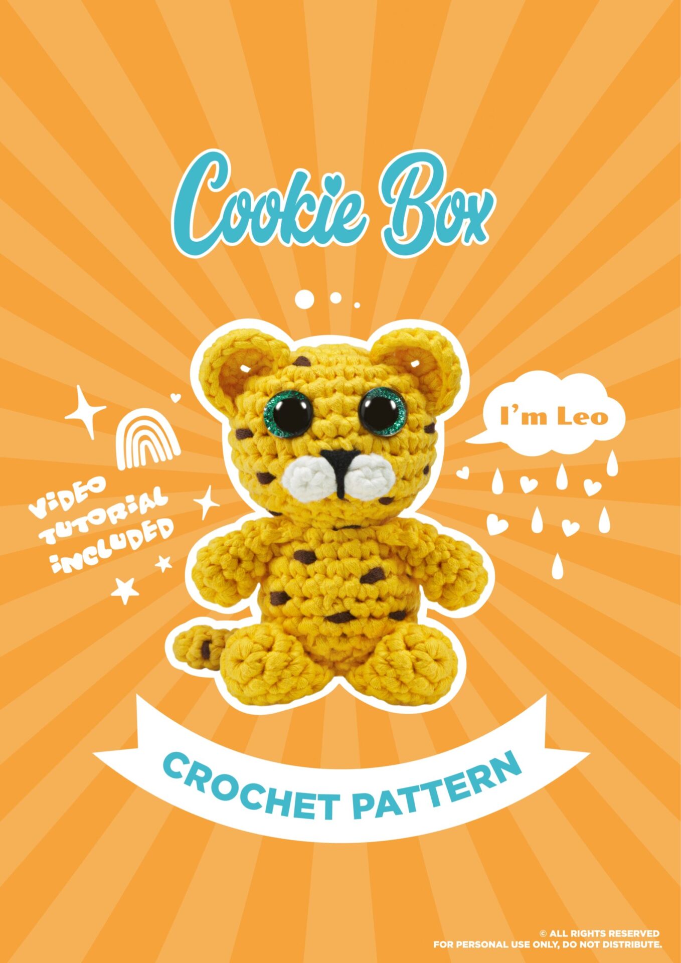 Step-by-Step Instructions to Crochet Leo - Cookie Box