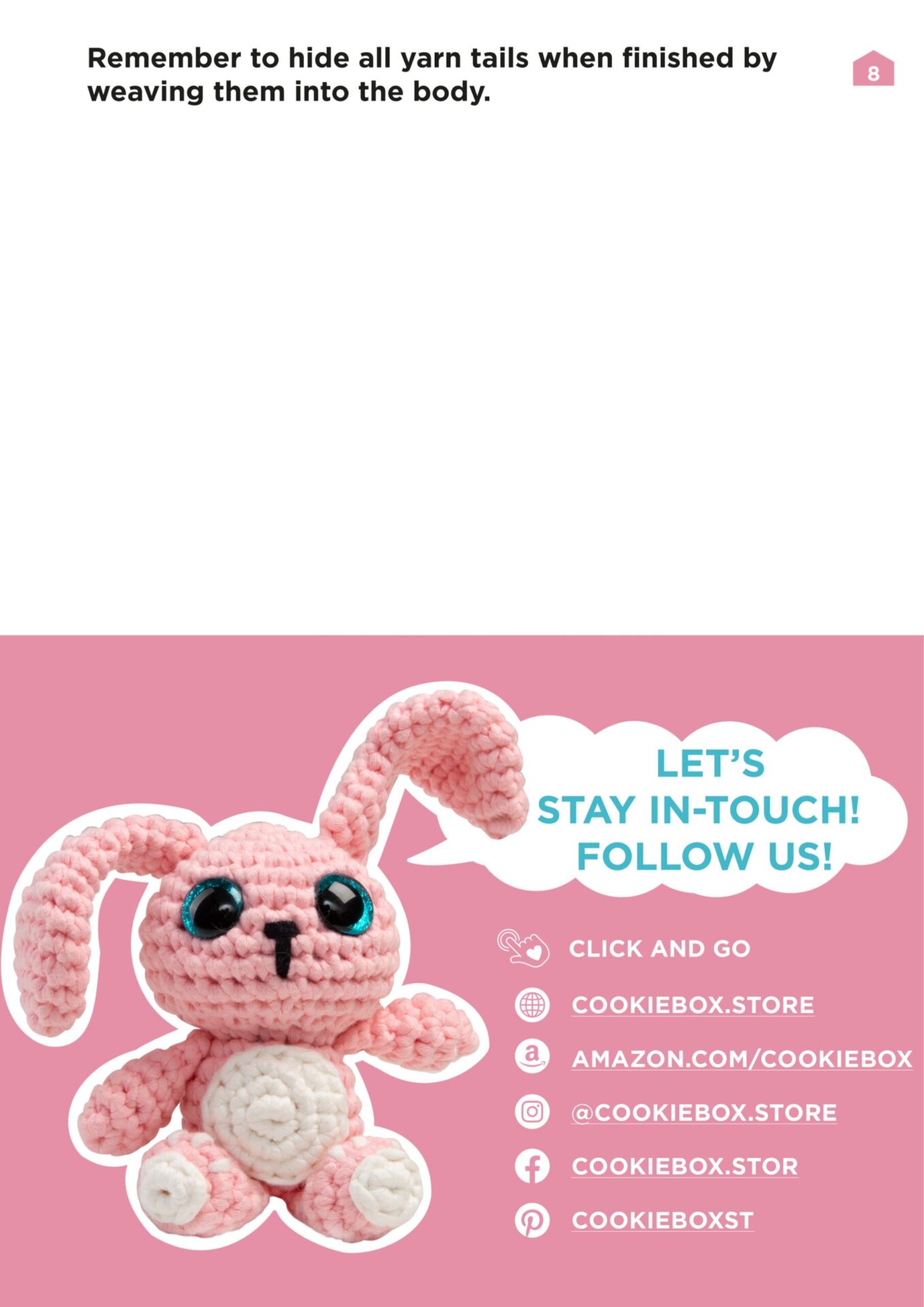 Step-by-Step Instructions to Crochet Lola - Cookie Box