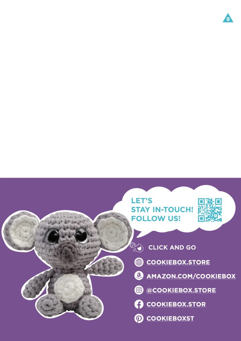 Step-by-Step Instructions to Crochet Coal - Cookie Box